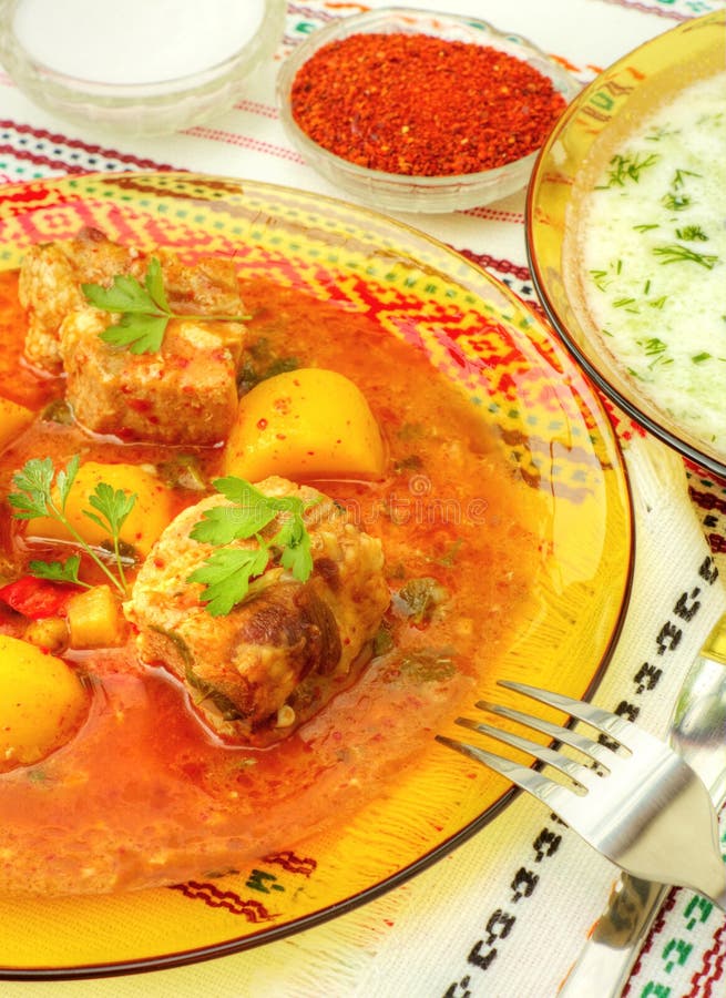 Delicious food stock image. Image of garlic, fork, life - 32793319