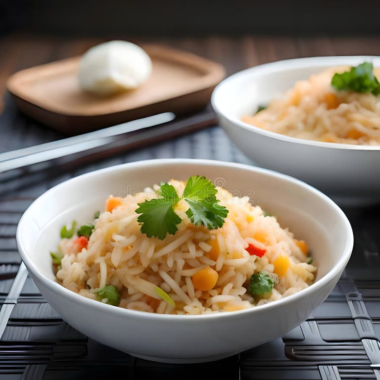 Delicious Fried Rice - Ai Generated Image Stock Illustration ...