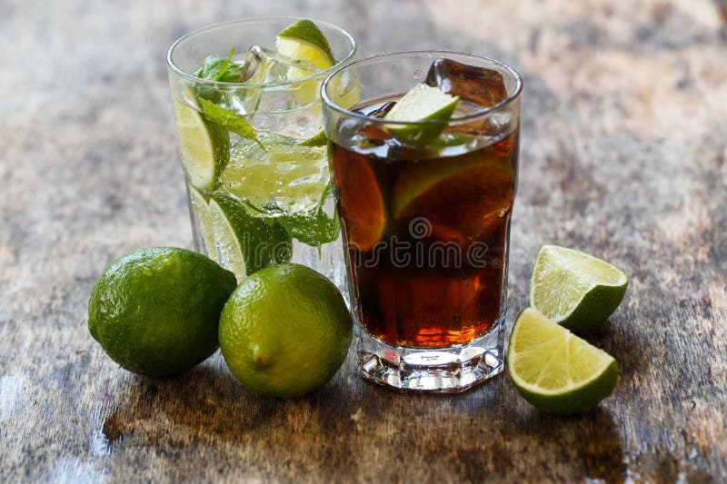 Delicious, Fresh Drink on the Table Stock Image - Image of cold, summer ...