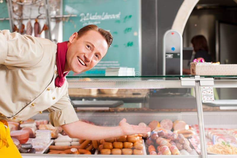 Delicious Fresh Meat Available Here Stock Photo - Image of occupation ...