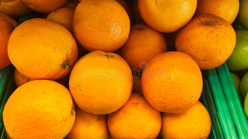 Delicious Fresh Oranges at the Market Stall Stock Image - Image of ...