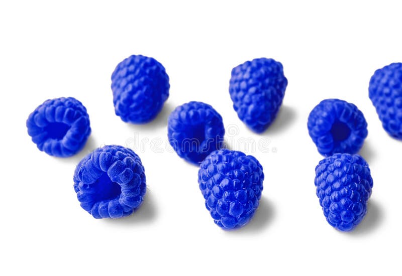 Delicious Fresh Ripe Raspberries on White Background Stock Photo ...