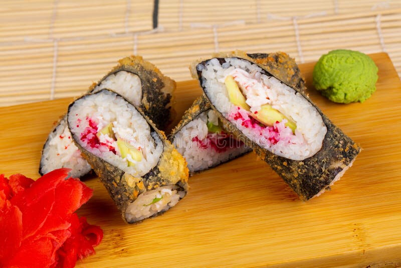 Delicious fried roll stock photo. Image of restaurant - 121394548