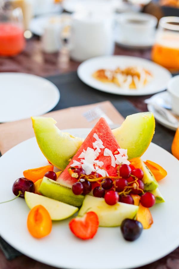 Delicious Fruits for Breakfast Stock Photo - Image of organic ...
