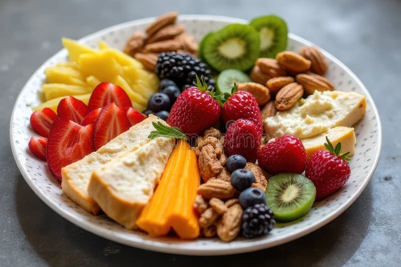 Delicious Gluten Free Breakfast Spread Stock Illustration ...