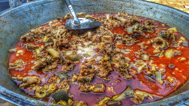 Delicious Goat Curry in the Pan Stock Photo - Image of deliciousgoar ...