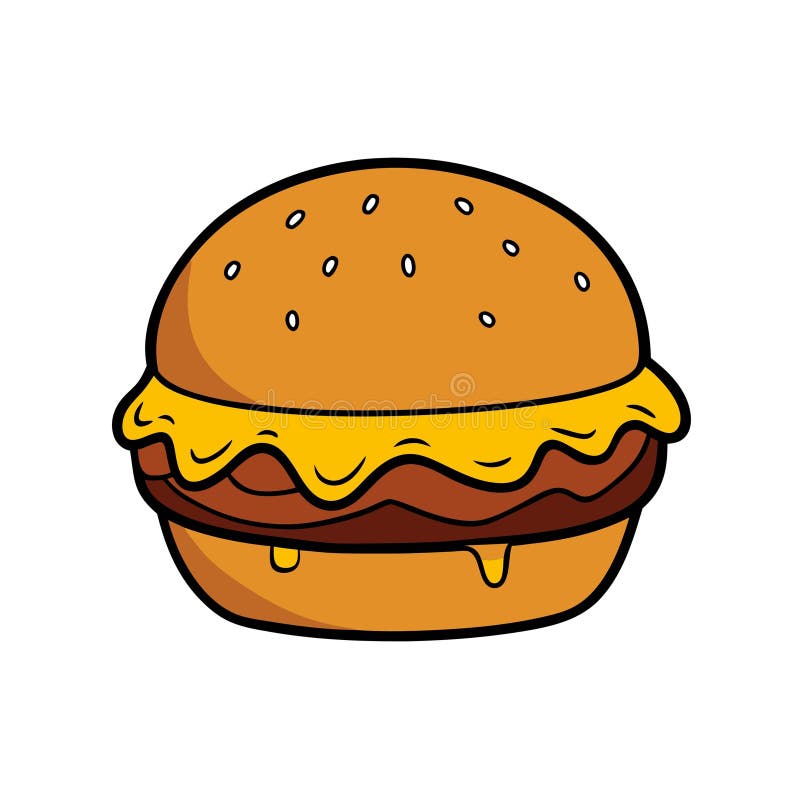 A Delicious Grilled Beef Patty Topped with Melted Cheese. Generated by ...