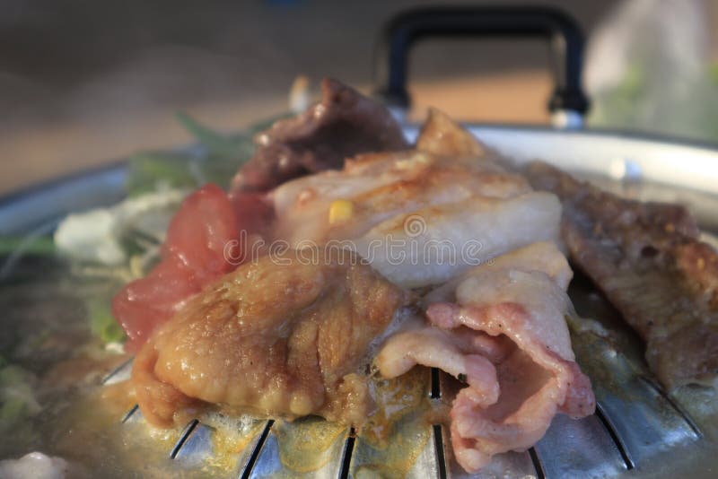 Delicious Grilled Meat at Home on Holidays Stock Photo - Image of meat ...