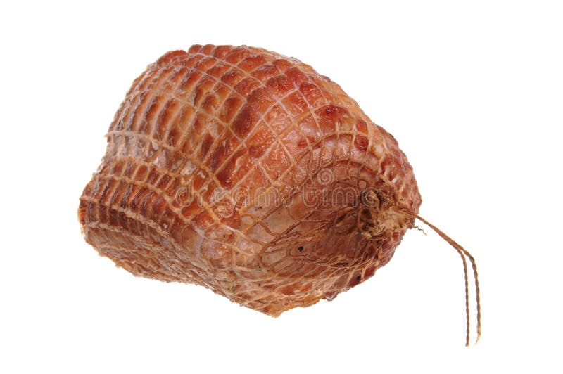 Pork picnic shoulder ham stock photo. Image of isolated - 11548396