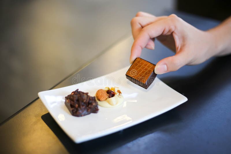 Delicious Handmade Yummy Chocolate Candies Stock Image - Image of fancy ...