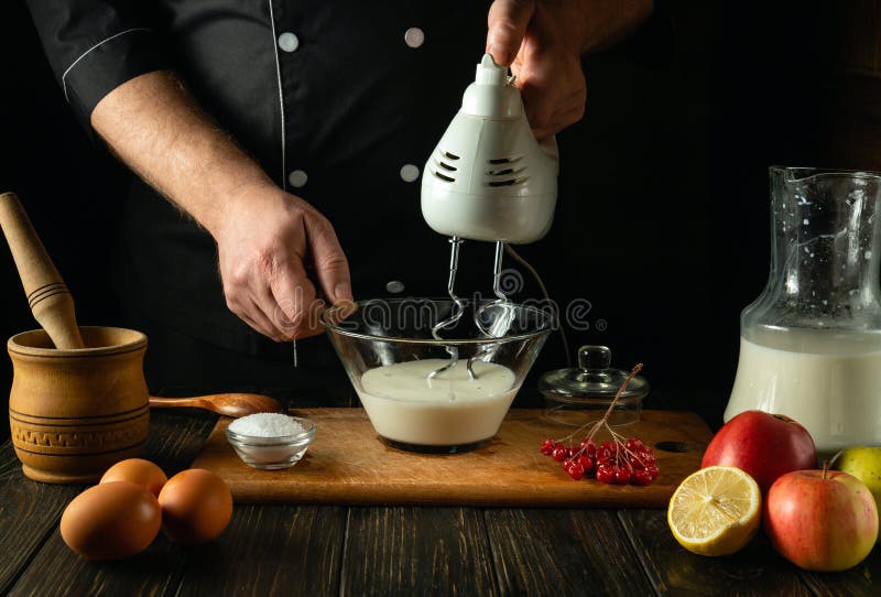 Delicious and Healthy Breakfast from the Chef in the Kitchen. Making ...