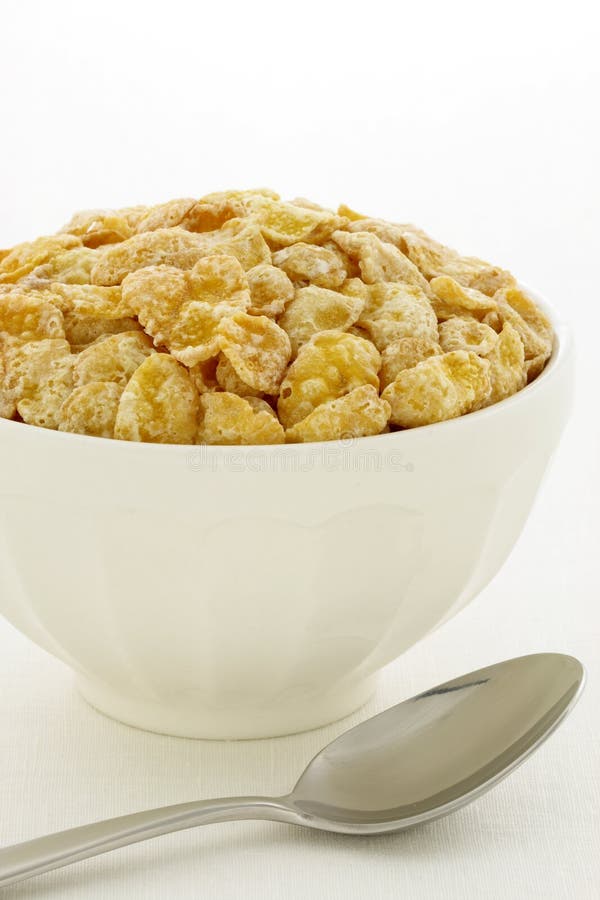 Delicious and Healthy Frosted Cornflakes Stock Photo - Image of crunchy ...