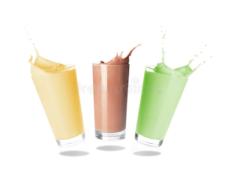 Delicious Healthy Protein Shakes on Background Stock Photo - Image of ...
