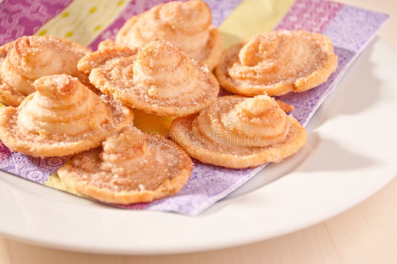 Delicious Homemade Puff Pastry Cookies Stock Image - Image of cookies ...