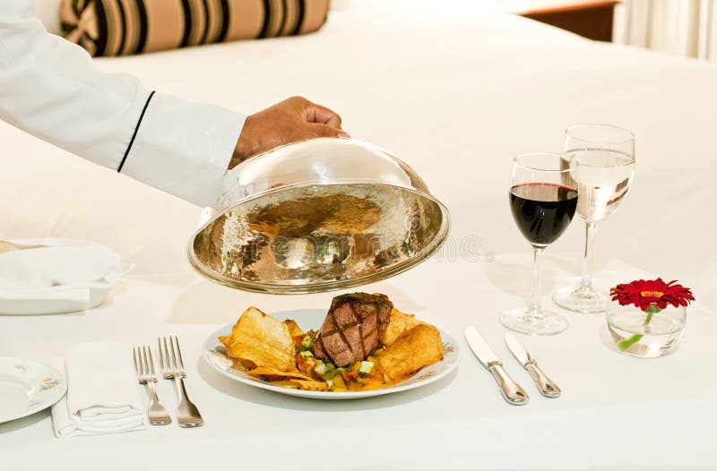Delicious Hotel Room Service Stock Photo - Image of decoration, fresh ...