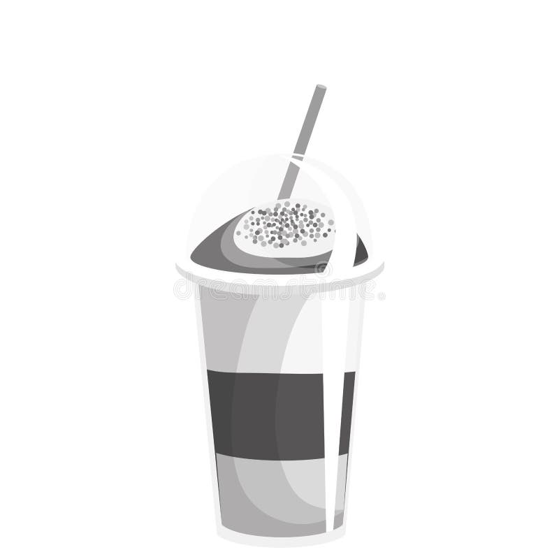 Delicious Ice Coffee Isolated Stock Vector - Illustration of poster ...