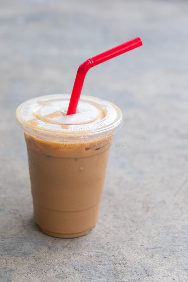 Delicious ice coffee latte stock photo. Image of refreshment - 117923790
