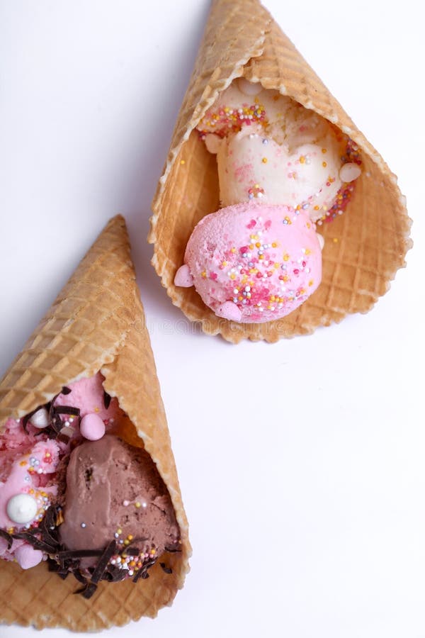 Delicious ice cream stock image. Image of dairy, milk - 52753141