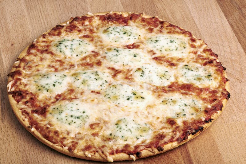 Delicious italian pizza stock image. Image of planks - 36275477