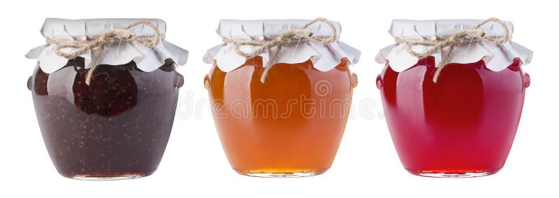 Delicious jam in the pot stock image. Image of household - 80976223