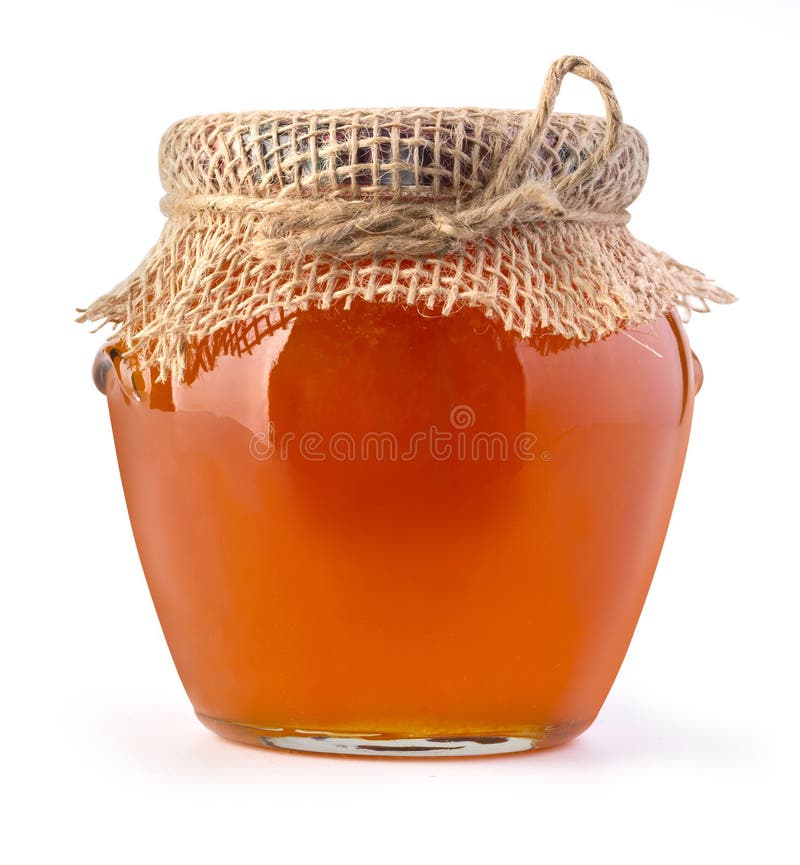 Delicious Jam in the Pot Isolated Stock Image - Image of jelly ...