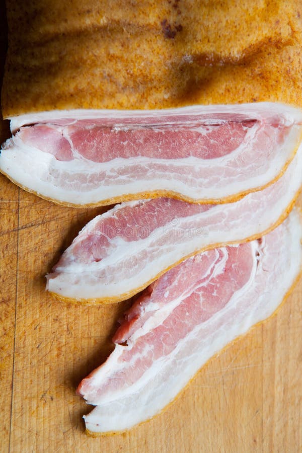 Delicious Juicy Piece of Bacon Stock Image - Image of bacon, joint ...