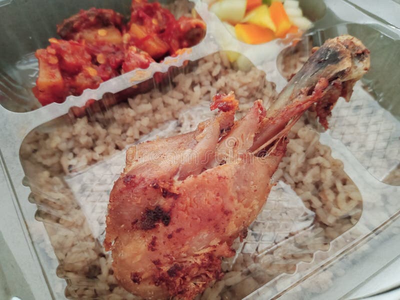 Delicious Kebuli Rice Chicken Indonesia Stock Photo - Image of rice ...