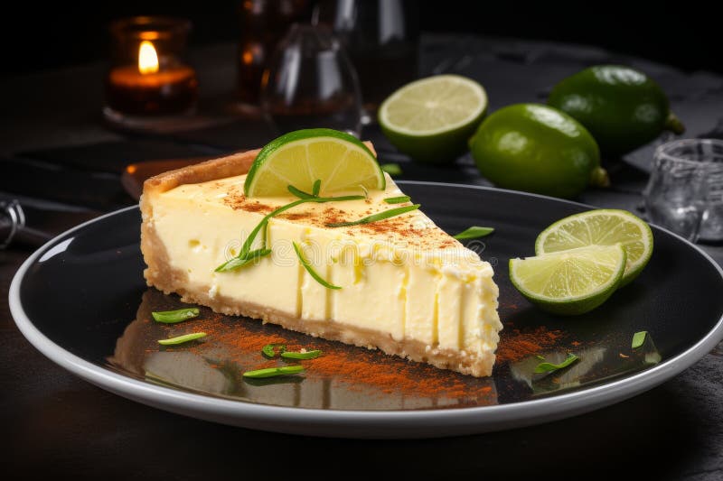 Delicious Key Lime Pie Dessert - Perfect for Restaurant Menu with Ample ...
