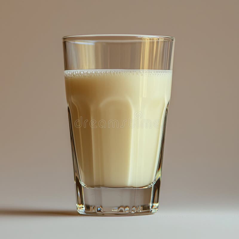 Delicious Lait Caill Fermented Milk Isolated on White Background Stock ...