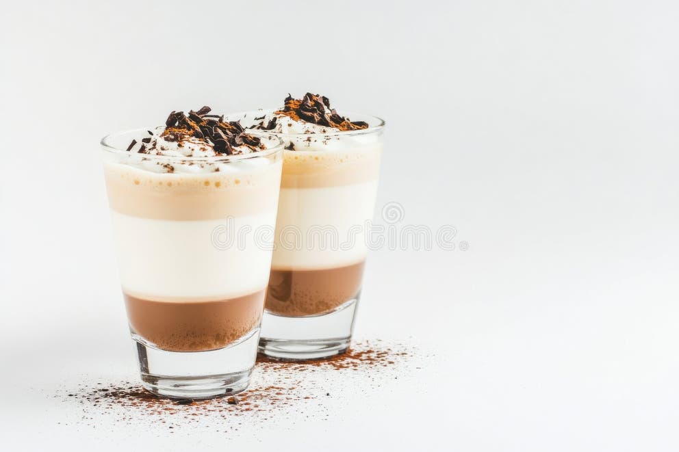 Delicious Lassi Drinks with Layered Textures and Garnished with ...