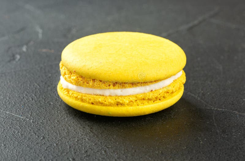 Delicious lemon macaroon stock image. Image of delicious - 166770917