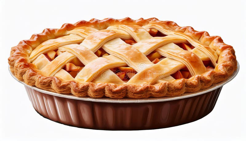 Delicious Looking Apple Pie Stock Illustration - Illustration of cake ...