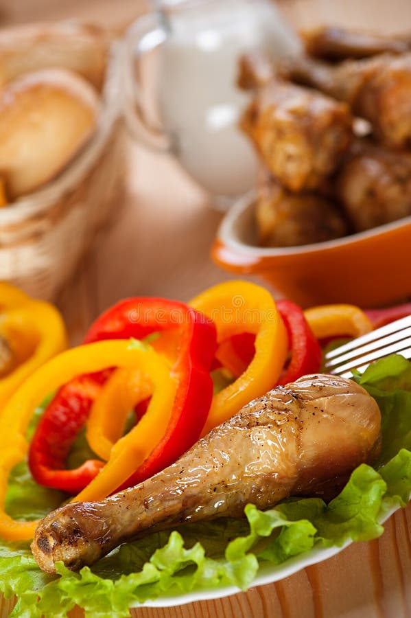 Delicious lunch stock photo. Image of hunger, food, grill - 22652524