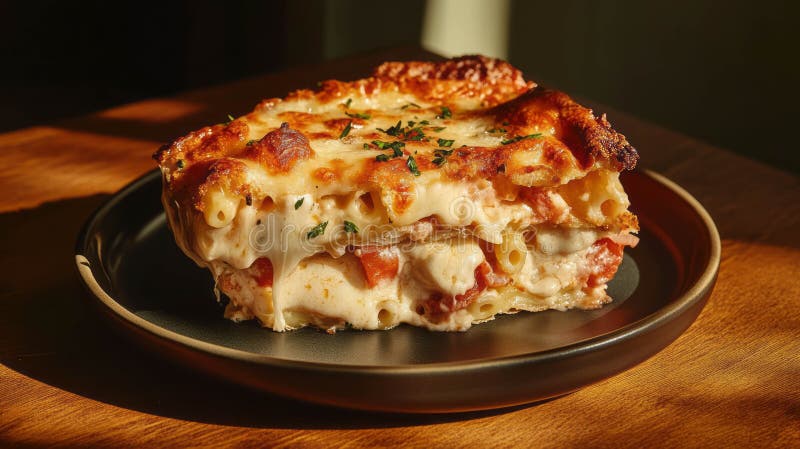 Delicious Macaroni and Cheese Delight in a Studio Setting for Culinary ...