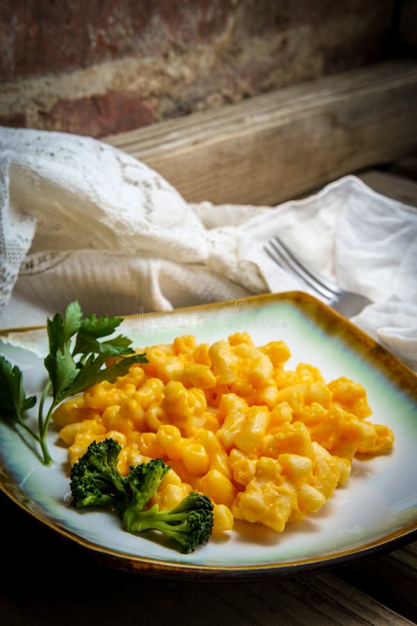 Mac N Cheese stock image. Image of italian, lunch, cheddar - 217224561