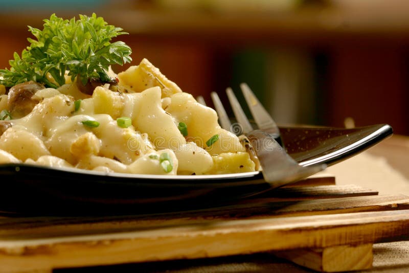 Delicious Macaroni pasta. stock image. Image of locations - 38502973