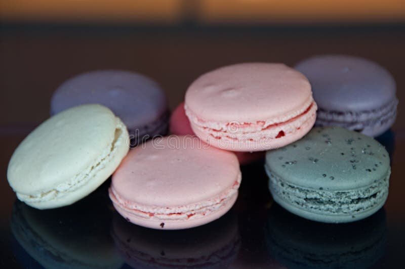 Delicious macaroons stock image. Image of macaron, chocolate - 114199901