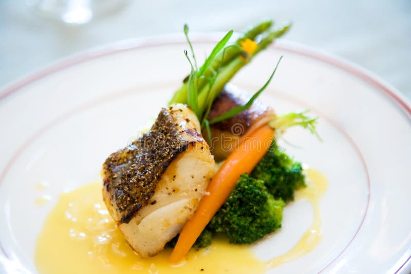 Delicious Main Course Gourmet Stock Photo - Image of grill, gourmet ...