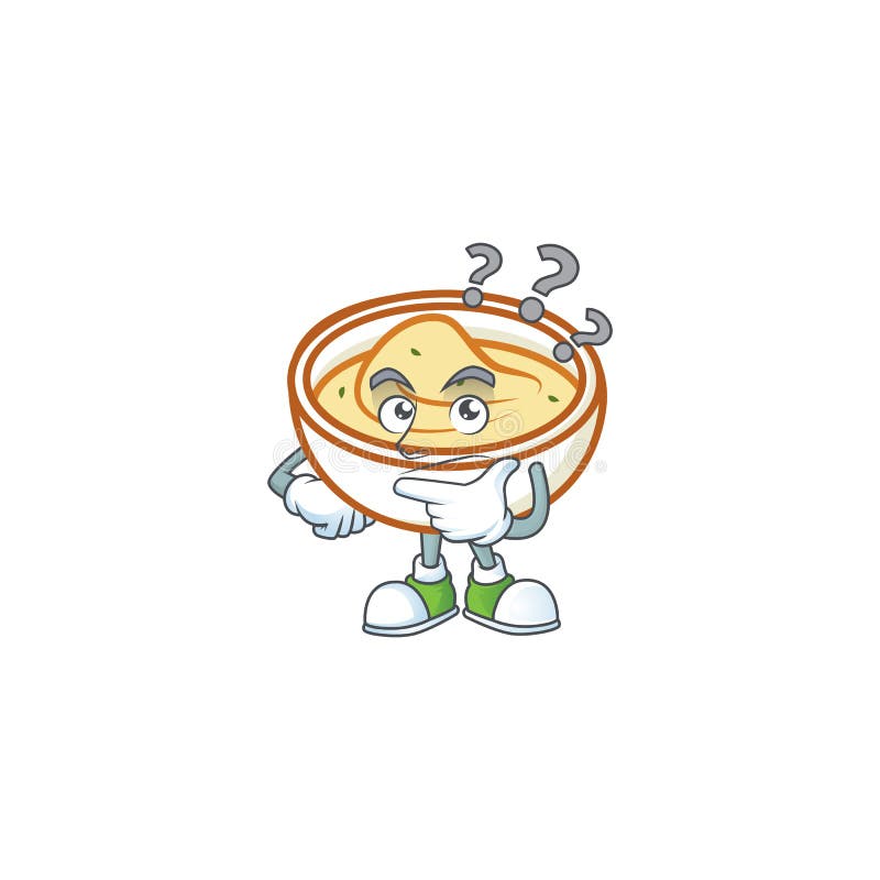 Thinking Potato Character Cartoon Style Stock Vector - Illustration of ...