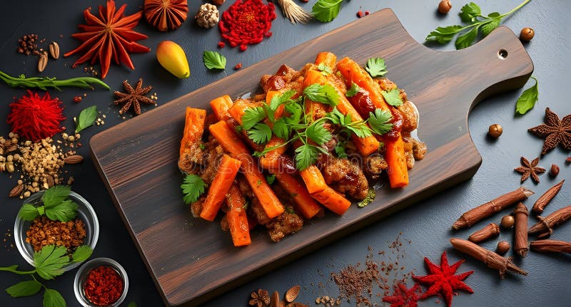 Delicious Middle Eastern Dish: a Culinary Delight" Stock Image - Image ...