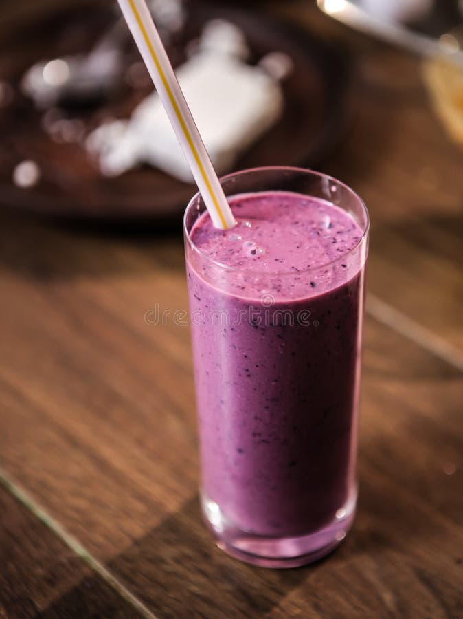 Delicious Milkshake Nutritious Protein for Breakfast Stock Image ...