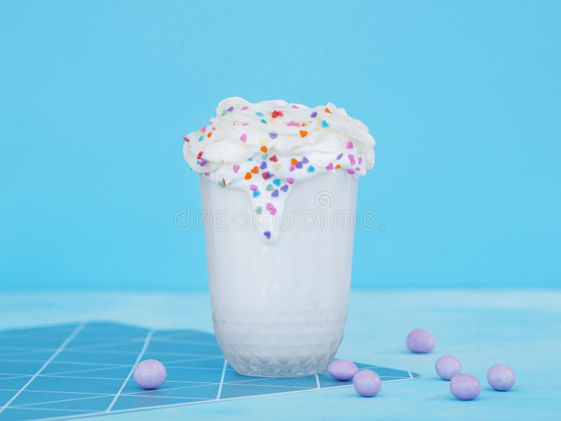 Delicious Milkshake with Sprinkles Photo Stock Image - Image of ...