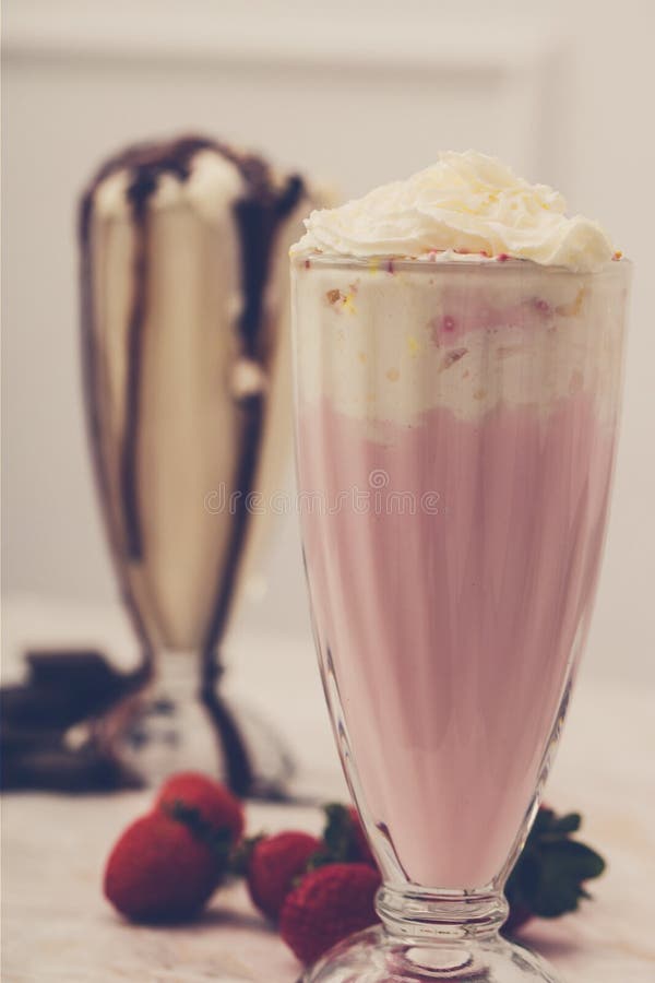 Delicious milkshake stock image. Image of beverage, background - 50661419
