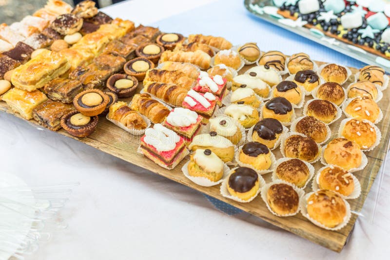 Assorted of Mini Dessert for the Party Stock Photo - Image of cakes ...