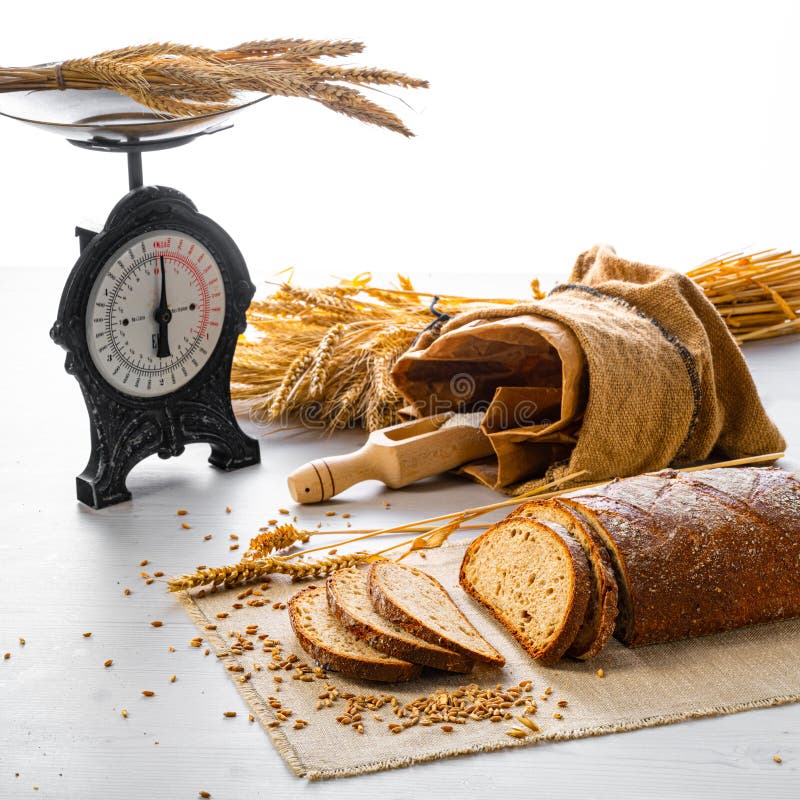 Delicious Mixed Rye Bread, Also Called Gray Bread Stock Image - Image ...