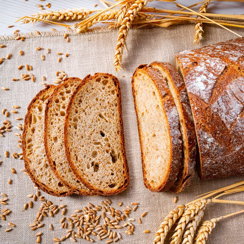 Delicious Mixed Rye Bread, Also Called Gray Bread Stock Image - Image of classic, cereal: 206900447