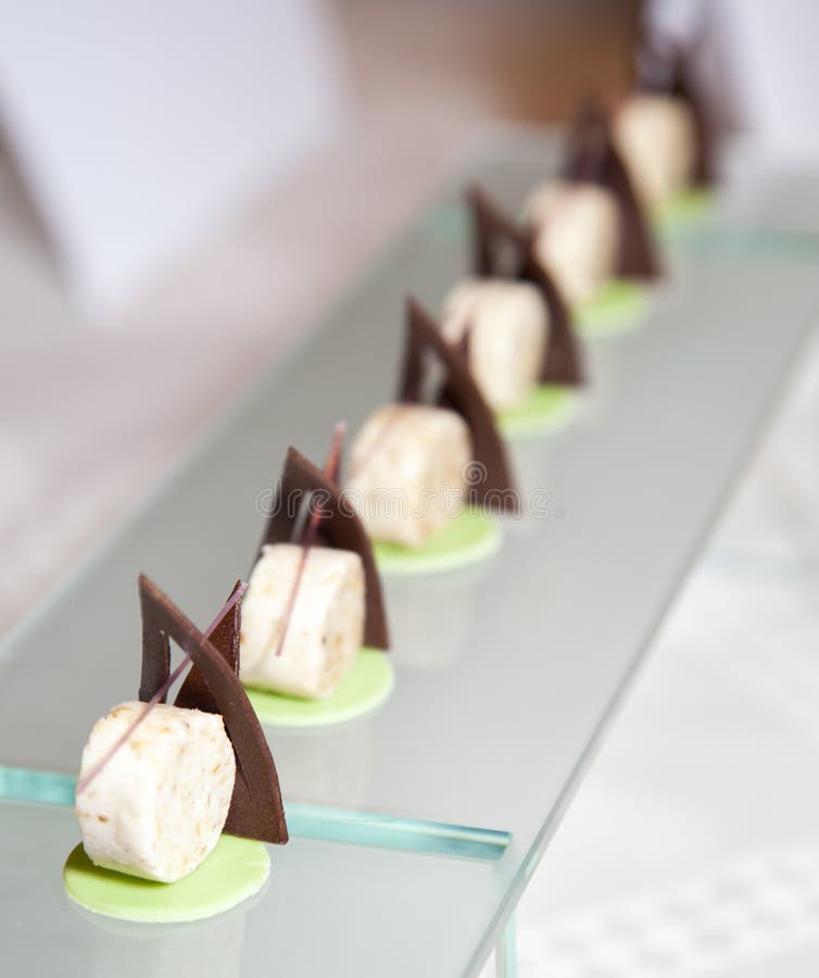 Delicious, Modern Decorated Sweet Dessert Stock Image - Image of hand ...