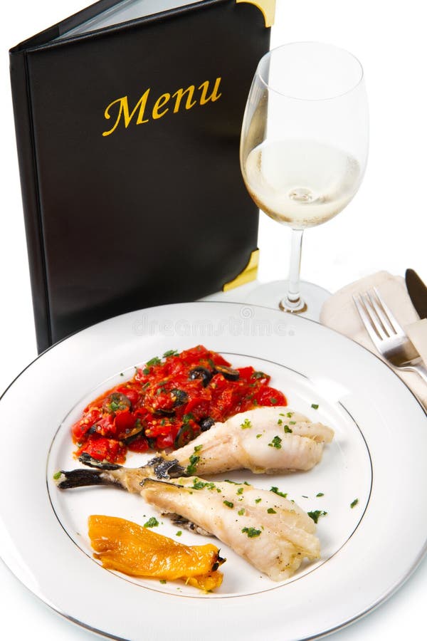 Delicious monkfish stock image. Image of codfish, gourmet - 32716307