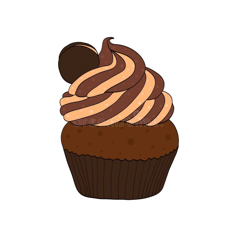 Chocolate Chip Muffin Illustration Stock Illustrations 560 Chocolate