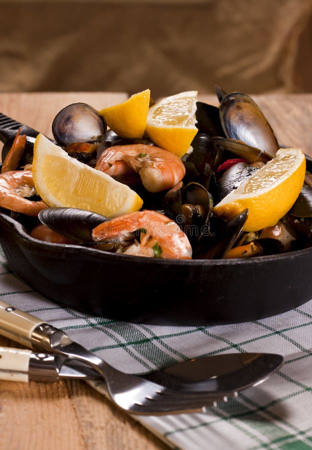 Seafood Platter stock image. Image of feast, recipe, mussels - 11280255